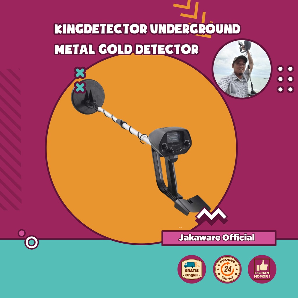Jual UNDERGROUND METAL GOLD DETECTOR ALAT PENDETEKSI LOGAM BESI EMAS ...