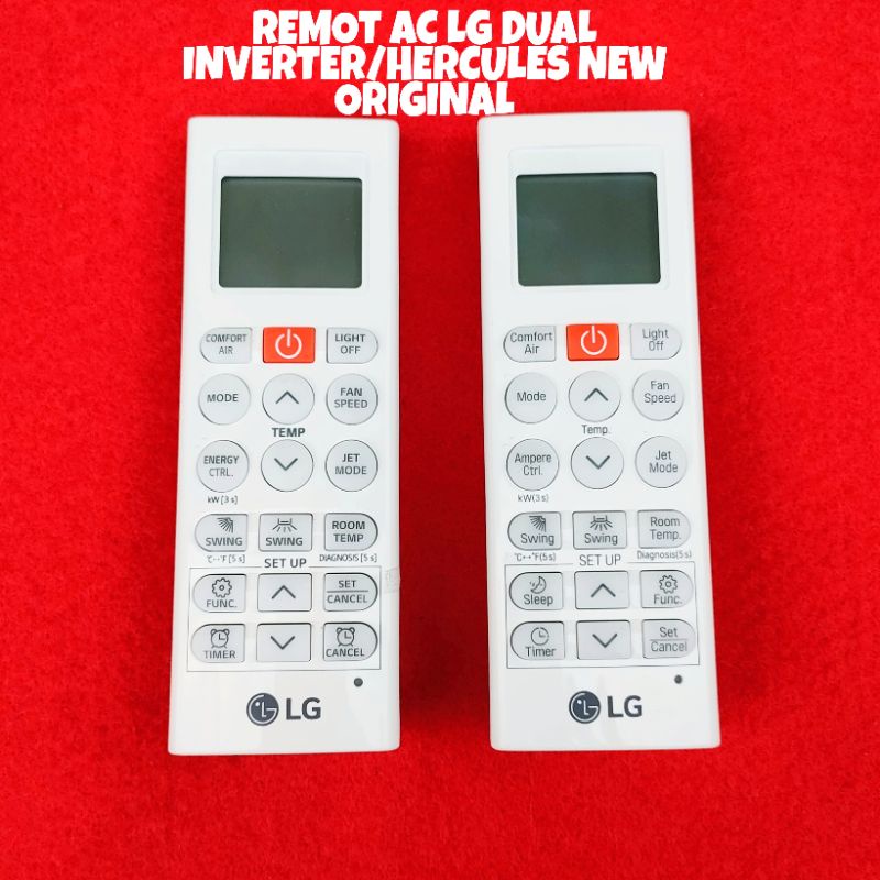 Jual REMOT REMOTE AC LG INVERTER HERCULES ORIGINAL | Shopee Indonesia