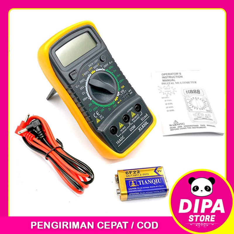 Jual Digital Multimeter Avometer/ Multitester Digital AC DC Voltage ...