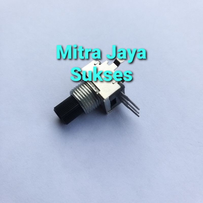 Jual Potensio 3 Pin Kaki 3 Drat Hitam 10 K Amplifier Piro | Shopee ...