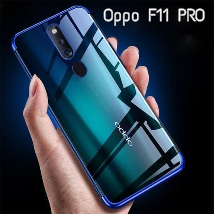 Jual OPPO F11 F11 Pro Shiny Electro Plating Clear Chrome Soft Case ...