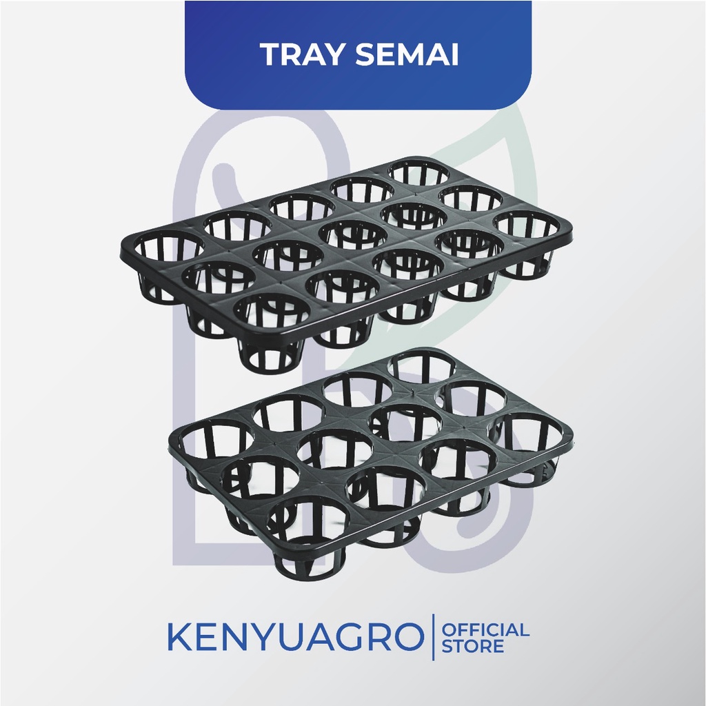 Jual KENYUAGRO Tray Semai 12 lubang / Pot Tray Bunga Anggrek / Tray Pot ...