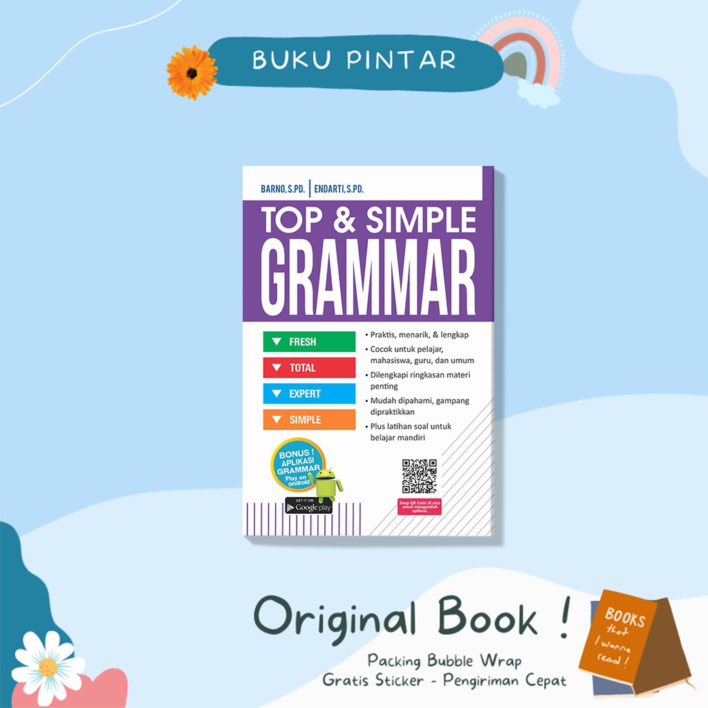 Jual PROMO 1.1 : BUKU POCKET TOP & SIMPLE GRAMMAR | Shopee Indonesia