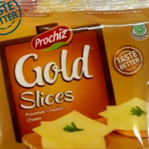 Jual prochiz gold Keju Cheddar slice isi 12 | Shopee Indonesia