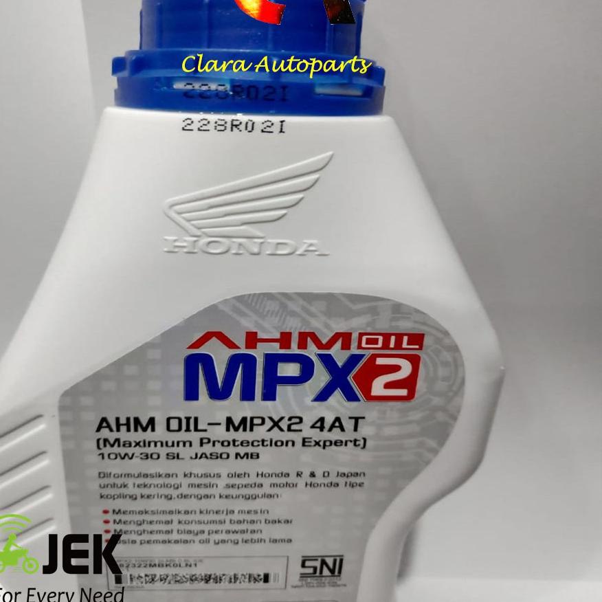 Jual AHM OIL MPX2 MATIC 10w 30 SL Oli Mesin MPX 2 OLI MPX 2 OLI MOTOR ...