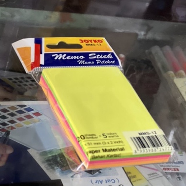 Jual Mms 12 Memo Stick / Memo Pelekat Stiker Mms12 / Index Note MMS-12 ...