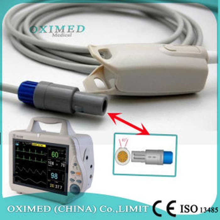 Jual Finger Sensor Clip SPO2 Adult Mindray MEC1000/2000 PM7000/8000/ ...