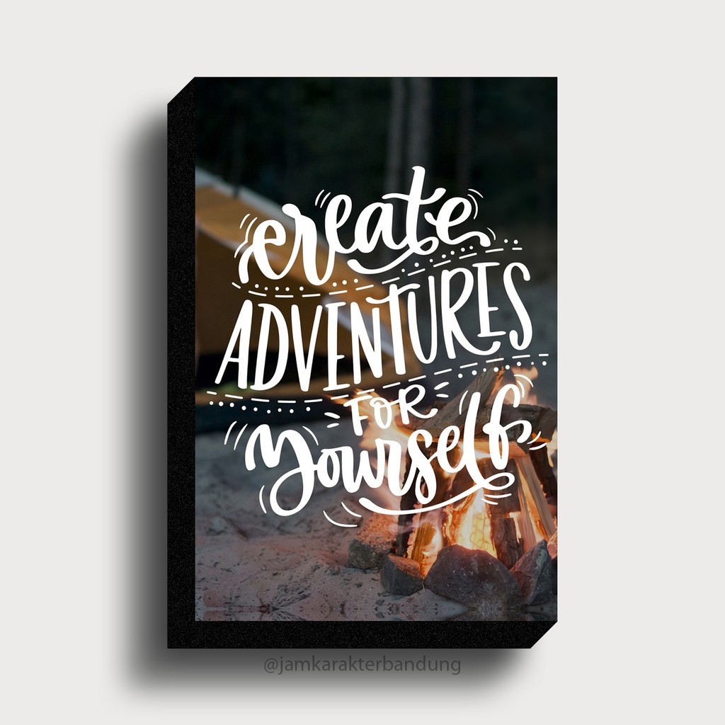 Jual Jam Karakter Bandung - Hiasan Pajngan Dinding Pop Up Kayu Quotes ...