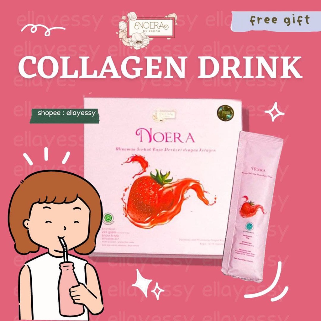 Jual Noera Collagen Drink | Suplemen Pemutih Kulit BPOM Noera Drink Me ...