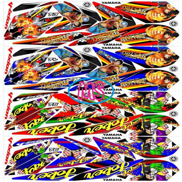 Jual VX7 Stiker Motor Sticker Striping New Vixion Lighting 2013 - 2017 ...