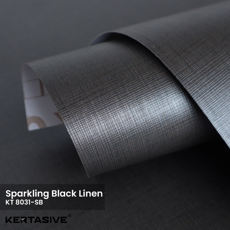 Jual KERTASIVE PVC Interior Film - SPARKLING BLACK LINEN | Shopee Indonesia