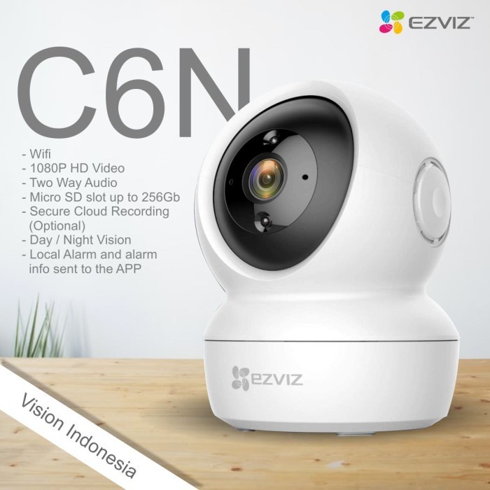 Jual CCTV WIFI KAMERA IP CAMERA EZVIZ C6N + memory 64gb | Shopee Indonesia