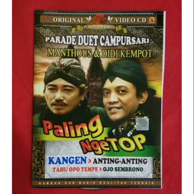 Jual KASET VCD ASLI ORIGINAL LAGU DUET MANTHOUS DAN DIDI KEMPOT VIDEO KARAOKE | Shopee Indonesia