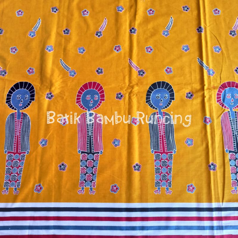 Jual atk kain batik motif karikatur manusia bu Bariyah Bu tejo | Shopee ...