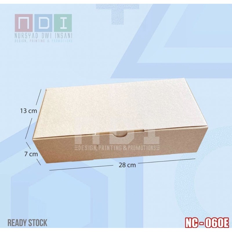 Jual DUS BOX CORRUGATED 1 PAK (ISI 20pcs) Uk. 28x13x7cm | Shopee Indonesia