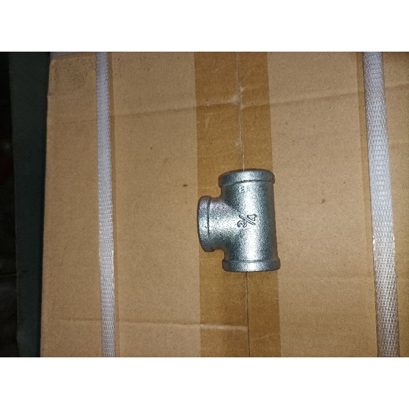 Jual tee galvanis dan black steel 3/4" | Shopee Indonesia