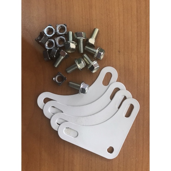 Jual Pengunci rak tambahan baut flange M8 12mm (paket) | Shopee Indonesia