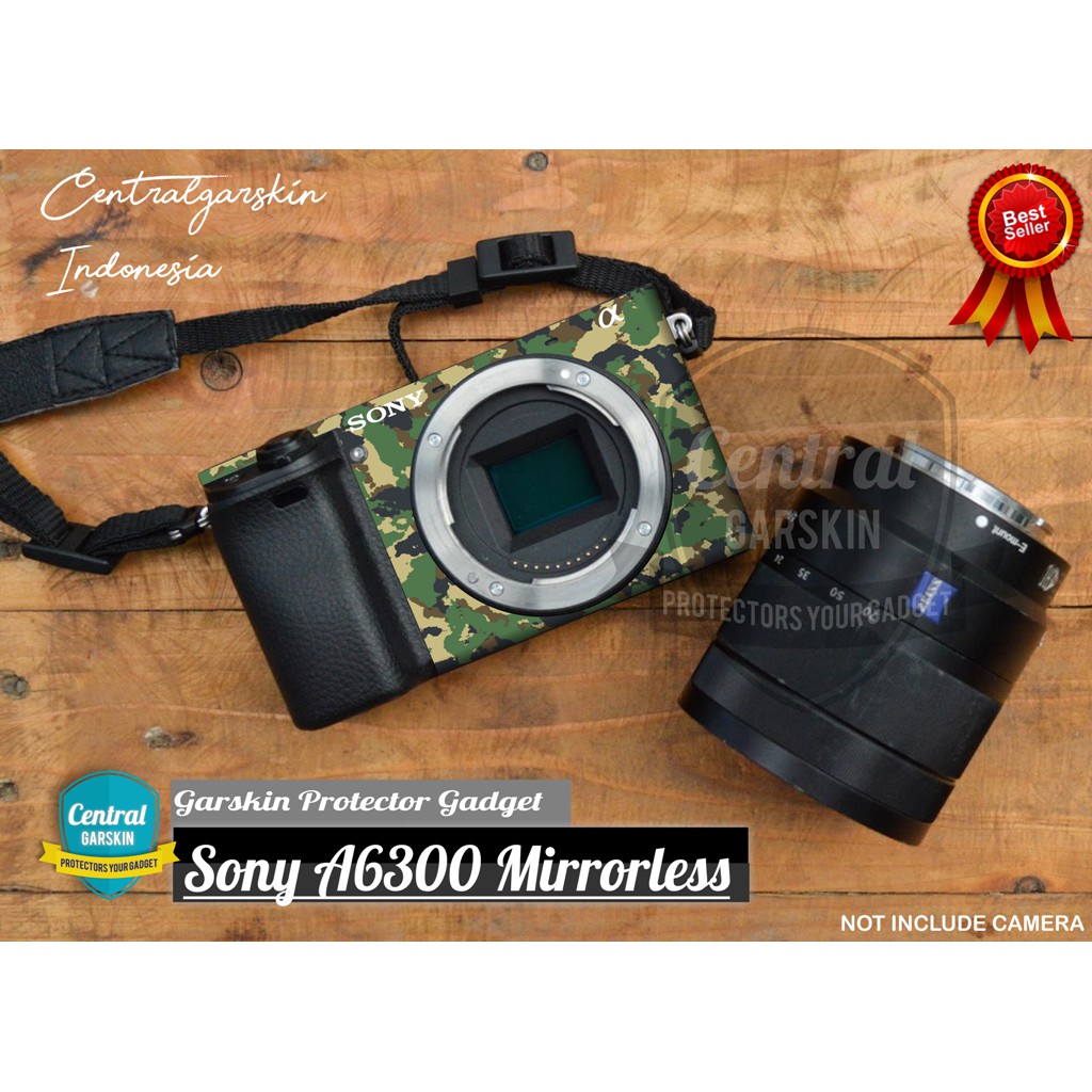 Jual Garskin Skin Kamera Sony A6300 Skin Pelindung army | Shopee Indonesia