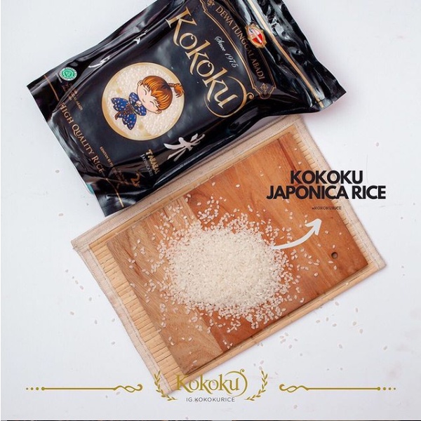 Jual Beras Online - Kokoku Beras Jepang Japonica 1 kg | Shopee Indonesia