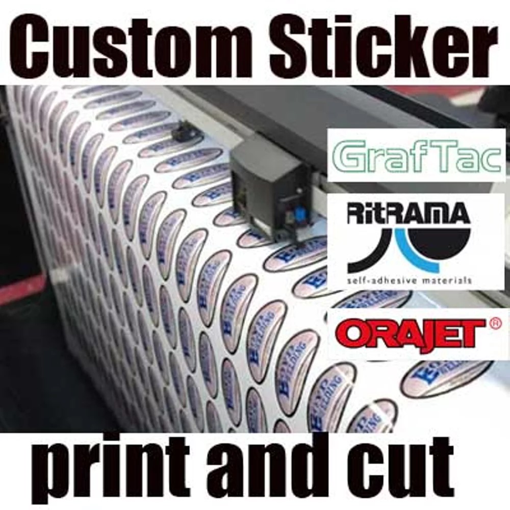 Jual Custom Sticker Print And Cut Meteran | Shopee Indonesia