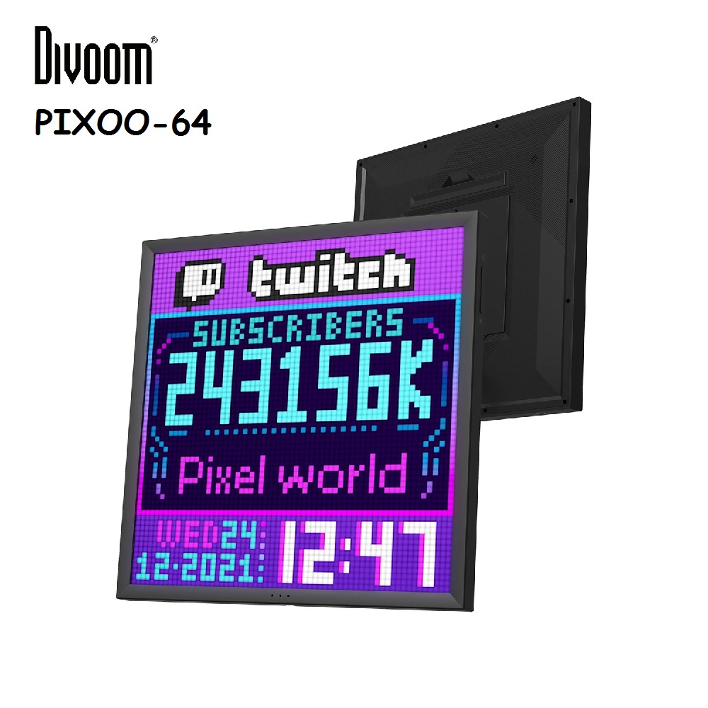 Jual PIXOO 64 - WiFi Pixel Cloud Digital Frame LED App Control from ...