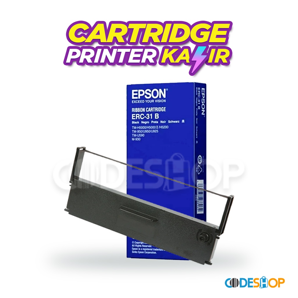 Jual Cartridge Pita ERC-31 Ungu Printer Epson TM-U950 | Shopee Indonesia