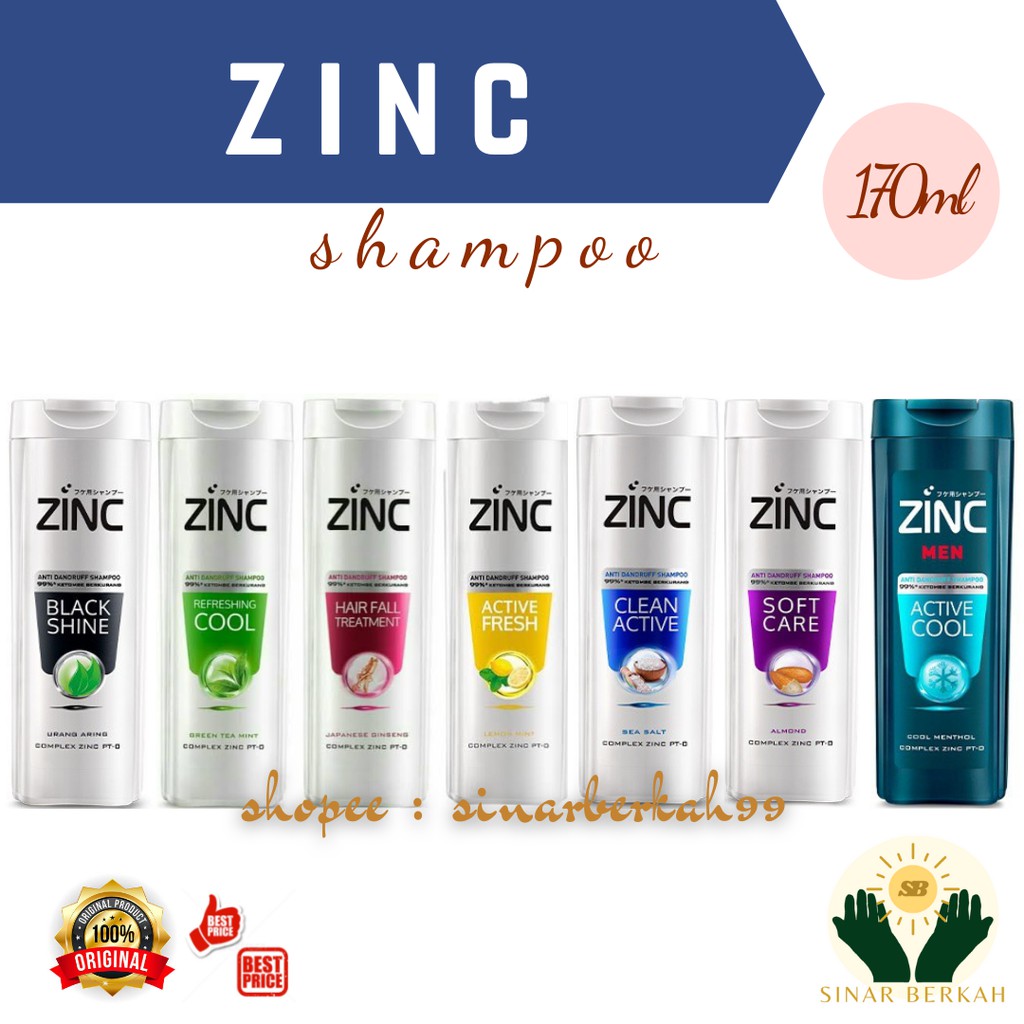Jual Zinc Shampoo Terlengkap & Harga Terbaru Juni 2026 | Shopee Indonesia