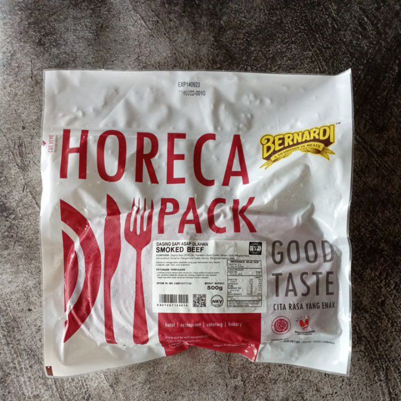 Jual BERNARDI HORECA SMOKED BEEF BULAT 500g | Shopee Indonesia