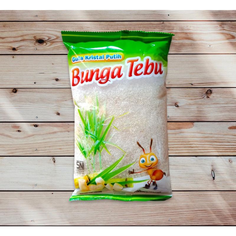 Jual Gula pasir kemasan 500gr/gula pasir 1/2kg bunga tebu | Shopee Indonesia
