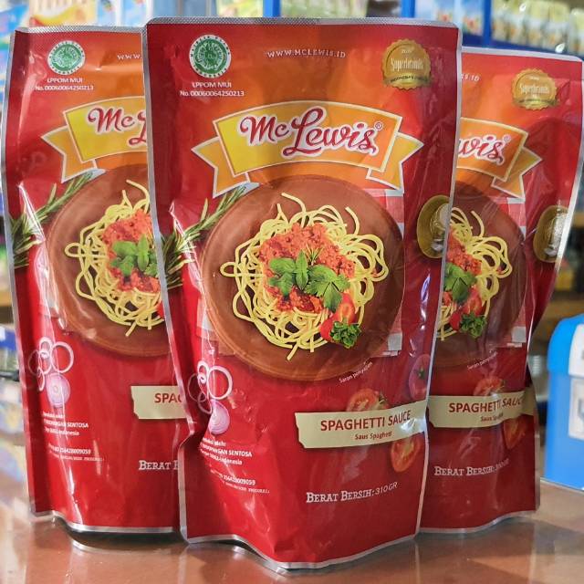 Jual Mc Lewis Spaghetti 310Gr / Saus Spaghetty Mc Lewis 310Gr | Shopee ...