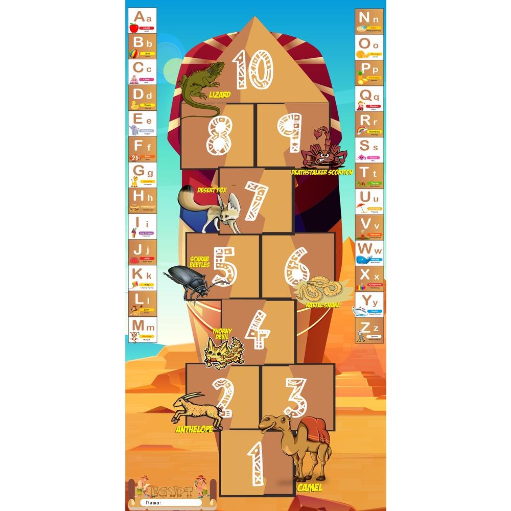 Jual Engklek Jumbo Modern - Hopscotch - Karpet Motorik Anak | Shopee ...