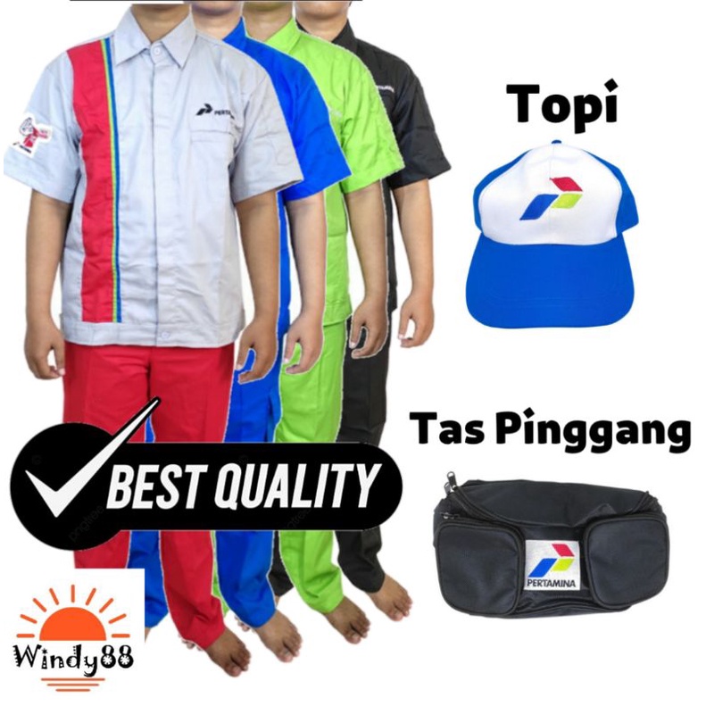 Jual SERAGAM SPBU PASTI PRIMA OPERATOR PENGAWAS OB TEKNISI BAJU DAN ...