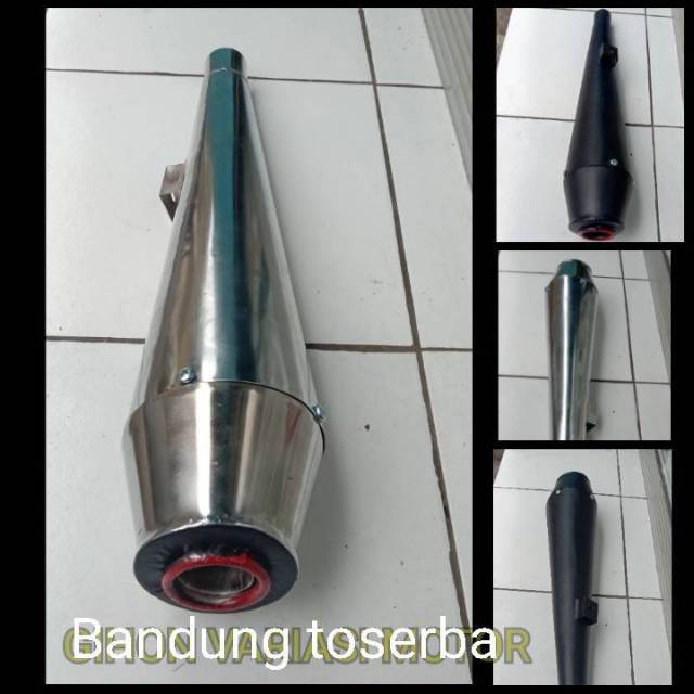 Jual SILENCER KNALPOT CUSTOM JAPSTYLE UNIVERSAL TIGER GL CB SCORPIO ...