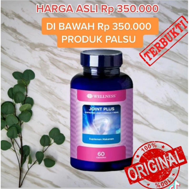 Jual WELLNESS Joint Plus Kapsul With Msm Join Formula 100% Original ...
