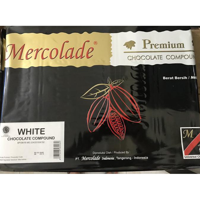 Jual Mercolade White Chocolate Compound 5kg - Gosend Only!!! | Shopee ...