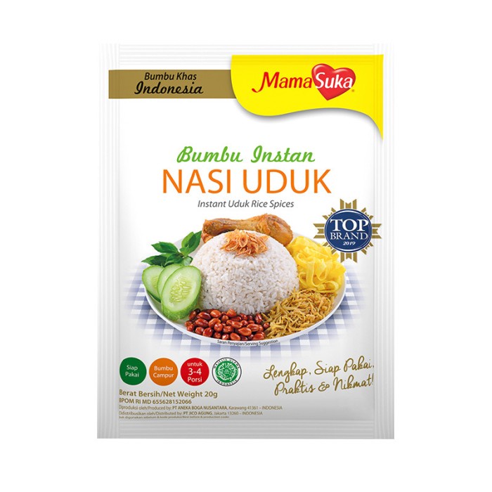 Jual Mamasuka Bumbu Instan Nasi Uduk 20 Gram | Shopee Indonesia