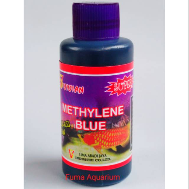 Jual Methylene Blue Metaline Blue Methline Blue 100ml Obat Biru Obat ...