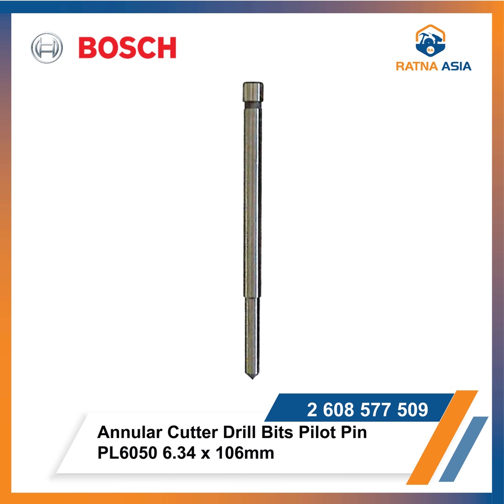 Jual Annular Cutter Drill Bits Pilot Pin PL6050 6.34 x 106mm | Shopee ...