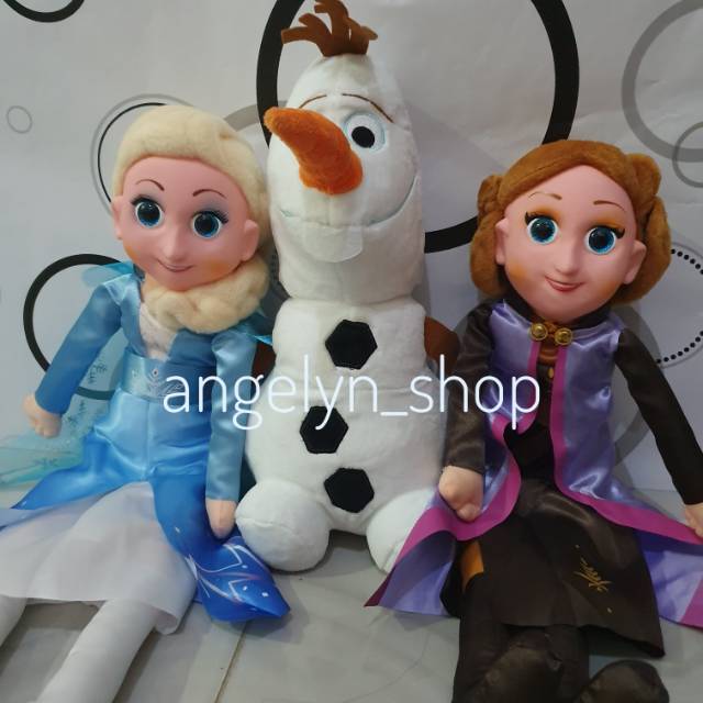 Jual Boneka frozen 1set elsa anna olaf lengkap | Shopee Indonesia