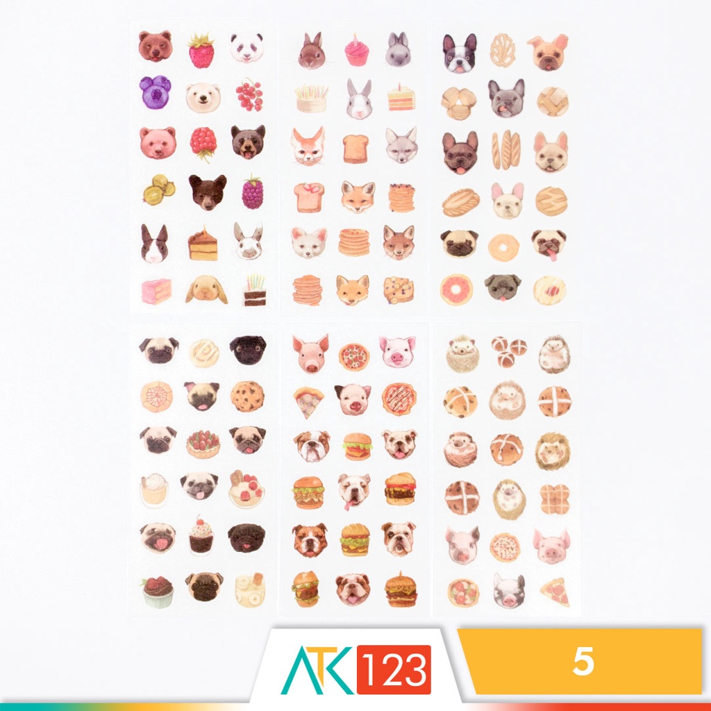 Jual Stiker Estetik Karakter Kartun Lucu / Cartoon / Doodle / Nature ...