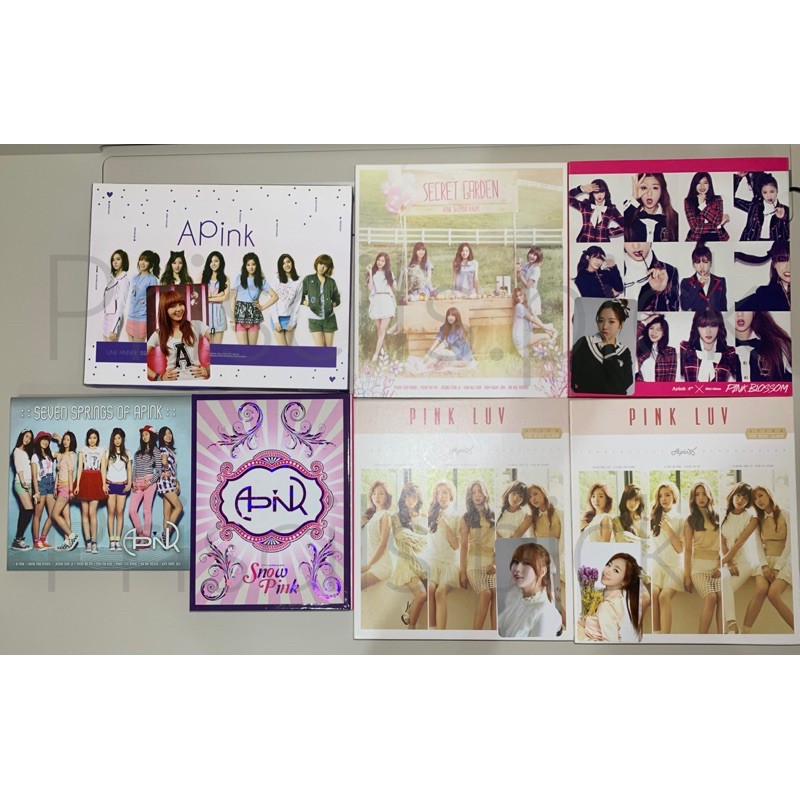 Jual Apink Album Seven Spring of Apink, Snow Pink, Une Anne, Secret Garden, Pink Blossom, Pink ...