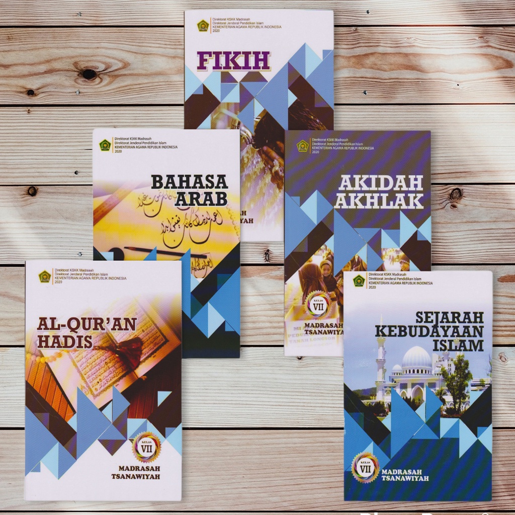 Jual Paket Buku Siswa Kelas 7 MTS Kemenag 2020 AKIDAH AKHLAK , AL-QURAN HADIS, BAHASA ARAB ...