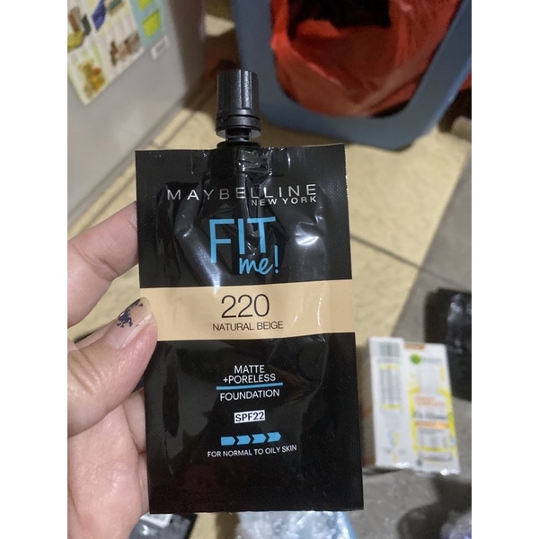 Jual Maybelline Fit Me Foundation sachet (5ml) | Shopee Indonesia