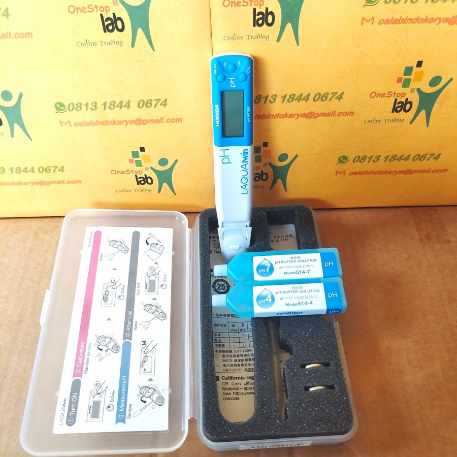 Jual HORIBA Compact LAQUAtwin pH 11 PH Tester pH-mV Meter | Shopee ...