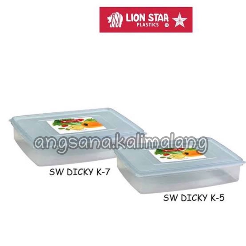 Jual Lion Star : Box plastik serbaguna dicky K 7 dan dicky K 5 / tempat ...