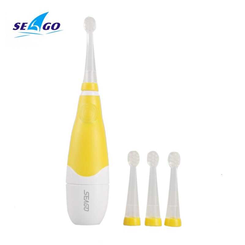 Jual Sikat Gigi Elektrik Portable Seago SG-902 Green/Yellow child baby sonic electric toothbrush ...