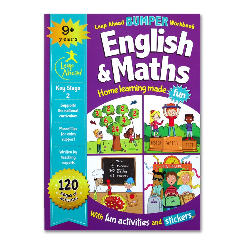 Jual Leap Ahead Bumper Workbook English & Math Home Learning Made Fun ...