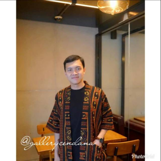 Jual Batik tenun Outer kimono pria | Shopee Indonesia