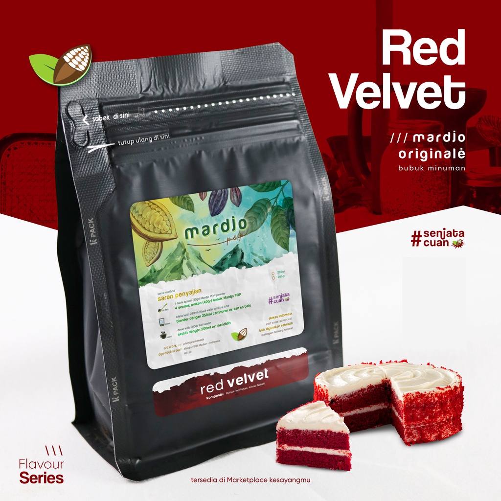 Jual Powder Red Velvet 1kg | Shopee Indonesia
