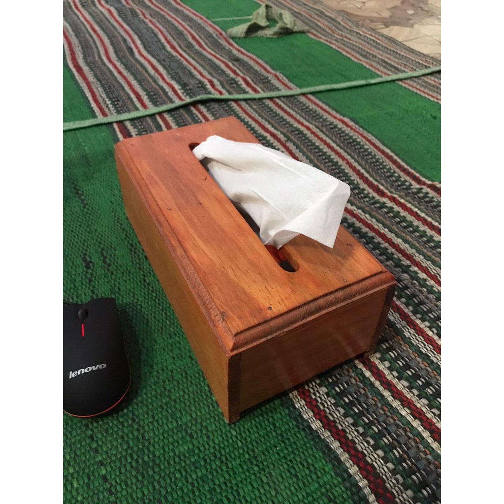Jual Tempat tisu besar / kotak tisu kayu murah minimalis multifungsi ...